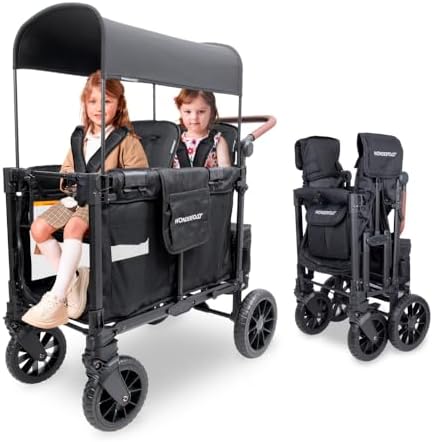 Amazon.com : WONDERFOLD W6 Luxe Pro Stroller Wagon (6 Seater ...