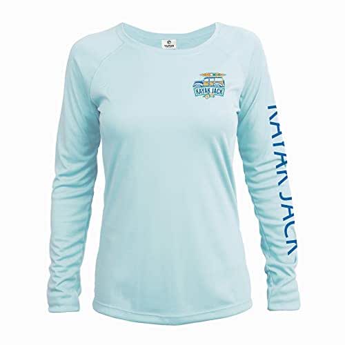 Amazon.com: Women's Kayak Jack Solar UPF 50 Sun Protection Long Sleeve ...