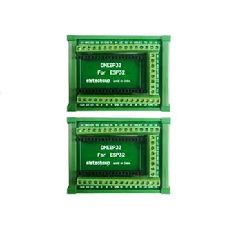 Eletechsup DIN Rail Mount Screw Terminal Block Adapter Module 3.96 ...