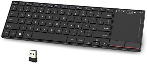Rii 2.4G Mini Wireless Keyboard with Touchpad Mouse,Lightweight ...