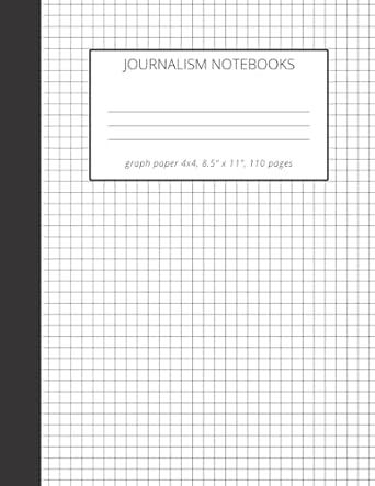 Amazon.com: Journalism Notebooks: Graph Paper Handwriting - 4x4, 8.5" x ...