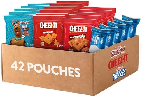 Amazon.com: Kellogg's Cheez-It, Rice Krispies Treats & Scooby-Doo ...
