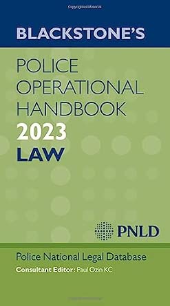 Buy Blackstone's Police Operational Handbook 2023 Book Online at Low ...