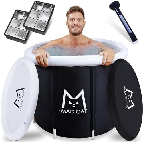 Ice Bath Tub - Large Portable 360L Outdoor Cold Water Therapy Pool for ...