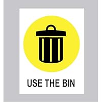 SIGN EVER™ Use Dustbin Sign Board Collage Office Signage Business 3mm ...