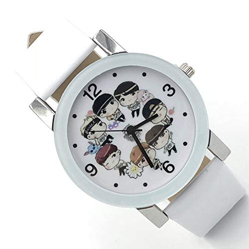 Buy Cianowegy Kpop BTS Bantan Boys Blackpink Watch Casual Leather ...