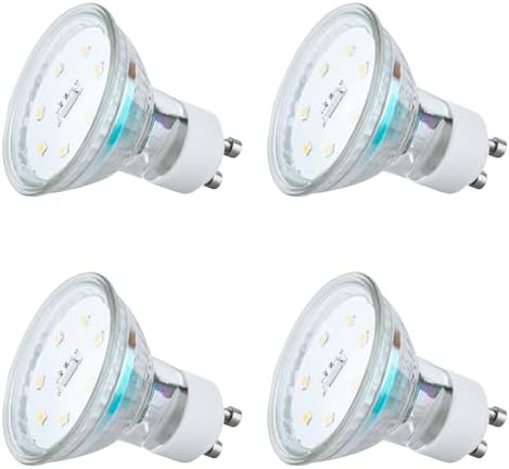 SCNNC GU10 LED Bulbs Warm White 5W 3000K, 500LM AC 230V Non Dimmable ...