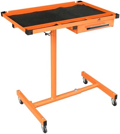Titan Attachments Rolling Work Table Adjustable - Amazon.com