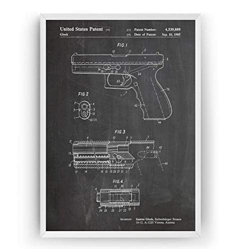 Amazon.com: Magic Posters Glock 1985 Patent Print - Gun Shooting Art ...