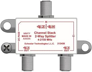 Amazon.com: Dish Channel Stack 2-Way Splitter : Electronics