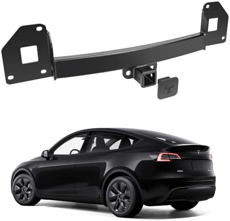 Amazon.com: ThinSGO for Tesla Model Y Tow Hitch Tow Hook Adapter Tow ...