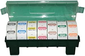 Amazon.com: Food Rotation Label Kit Monday-sunday 7000 1 Inch Labels ...