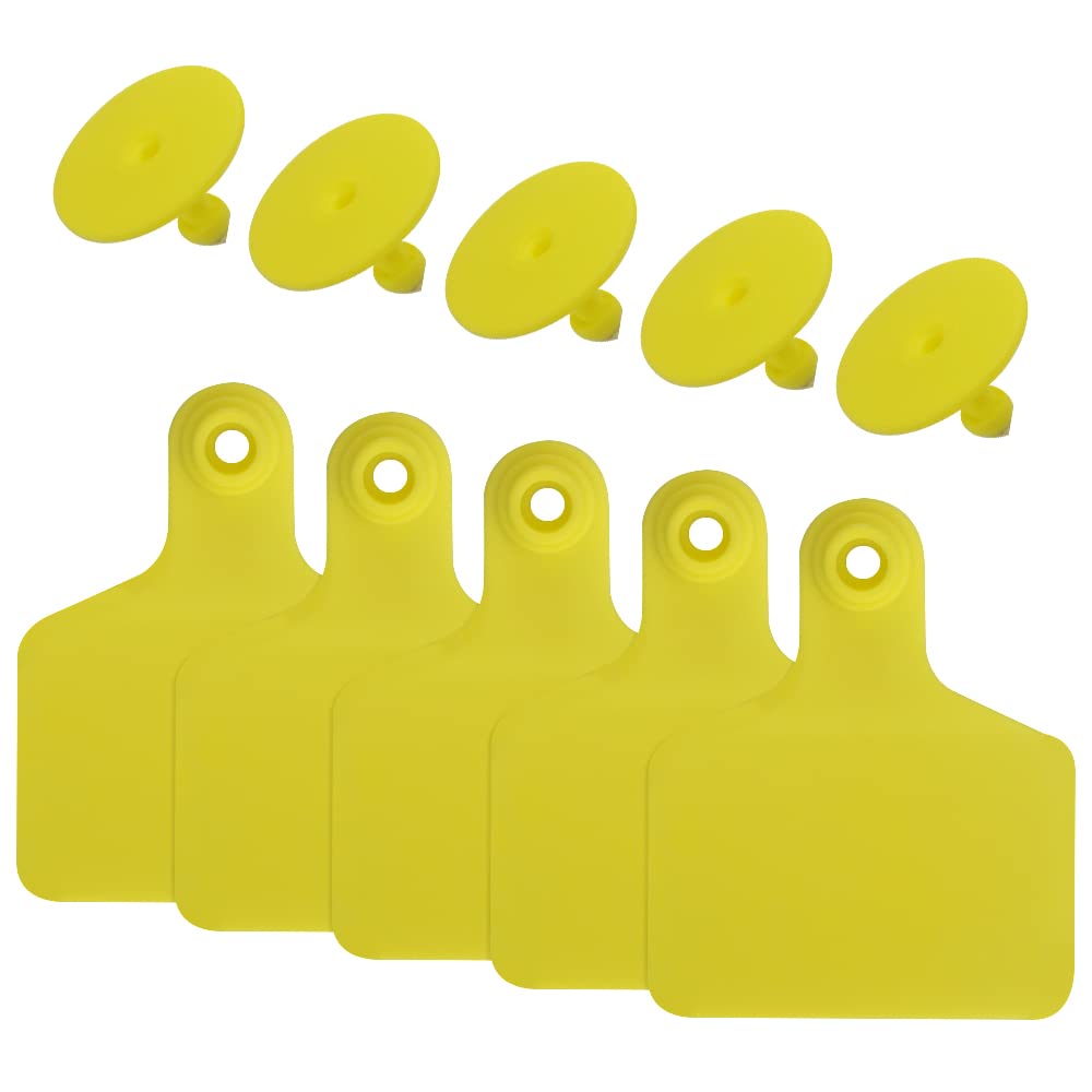 Snapklik.com : WMYCONGCONG 100 Sets Livestock Identification Blank Ear ...
