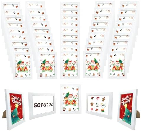 Amazon.com - YOUKE OLA Set of 50 Picture Frame Bulk Photo Frames Wall ...