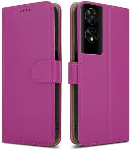 for TCL 505 Case - Leather Wallet Phone Case, Magnetic Book Flip Folio ...