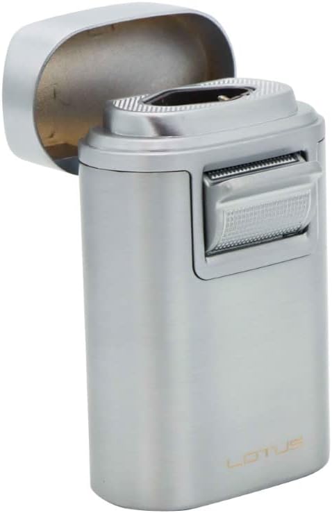 Amazon.com: Lotus Brawn Quad Torch Flame Table Lighter - Chrome ...