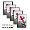 Art Street A4 Size Photo Frame For Wall Set of 5 Black Picture Frame ...