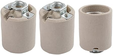 Leviton 10045 Medium Base, One-Piece, Keyless, Incandescent, Glazed ...