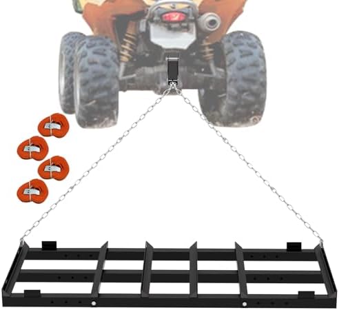 Amazon.com : 4 Ft Drag Harrow, Heavy Duty Driveway Grader, Tow Behind ...