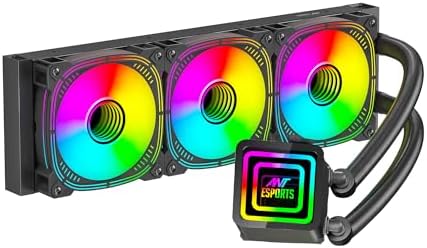 Ant Esports ICE C400 CPU Cooler/CPU Fan with Rainbow LED Fan - Black ...