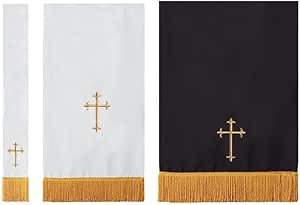 Amazon.com: Murphy Robes Reversible Latin Cross Embroidered Bible ...