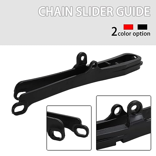 Snapklik.com : Motorcycle Black Plastic Chain Slider Guide Protector ...