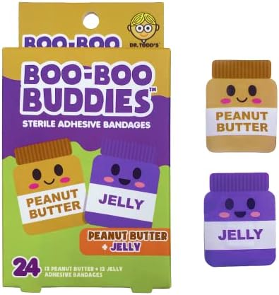 Amazon.com: Boo Boo Buddies Kids Adhesive Bandages, 24 Pcs Kids Self ...