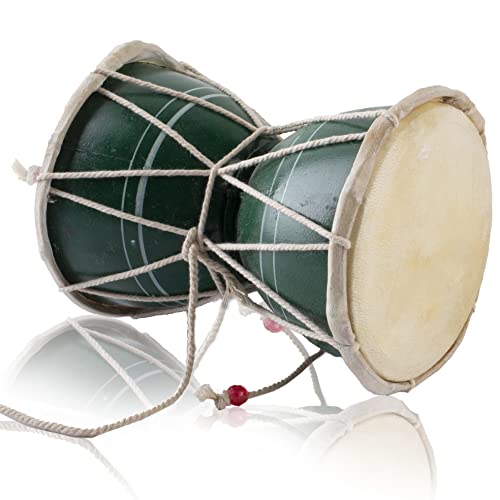 Handmade Wooden & Leather Classical Indian Folk Dumroo Damroo Damaru ...