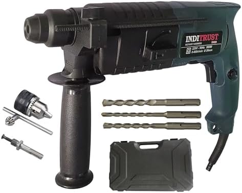Inditrust 6-Month Warranty 900W Rotary hammer drill machine 20mm Left ...