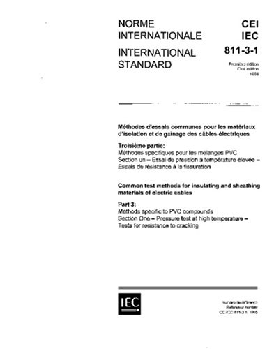 IEC 60811-3-1 Ed. 1.0 b:1985, Common test methods for insulating and ...