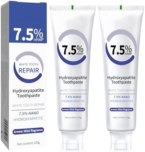 Amazon.com: Hydroxyapatite Toothpastes for Enamel Protection and Tooth ...