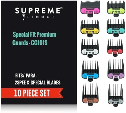 Amazon.com: Supreme Trimmer Professional Colored Guide Combs for Hair ...