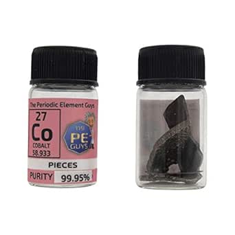 Cobalt Metal Element Sample - 10g Pieces - Purity: 99.9%: Amazon.com ...