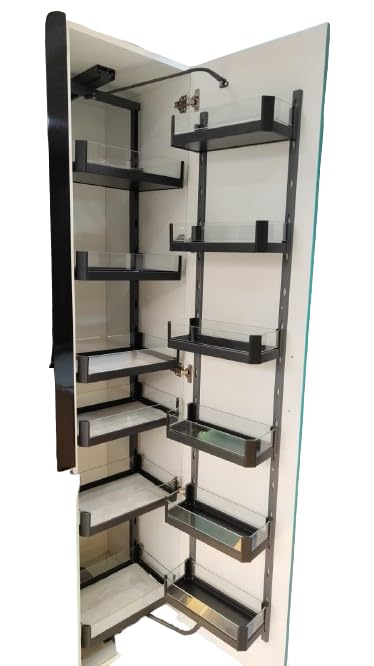 Glass Pantry Unit Storage System with 12 Basket (600mm) : Amazon.in ...