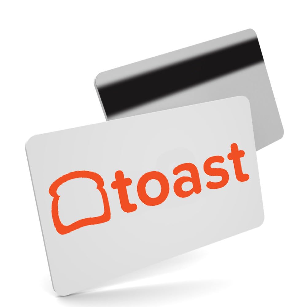 Amazon.com : 50 Toast POS Manager Swipe Cards + 3 Credit Card Reader ...