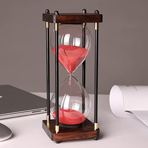 Amazon.com: Premium Large Hourglass Sand Timer 60 Minutes, Decorative ...
