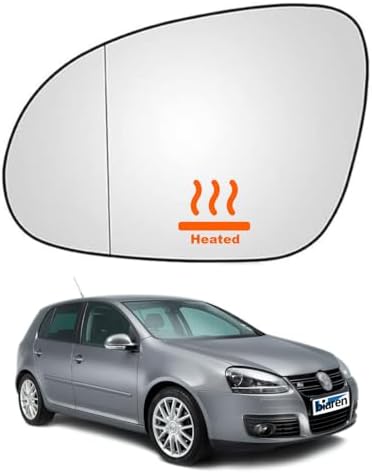 TAKPART Left Passenger Side Heated Electric Wing Mirror Glass ...