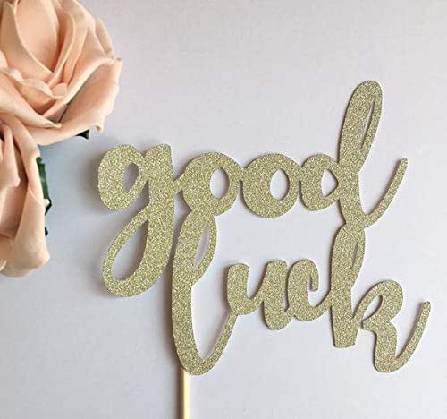 Good Luck Cake Topper Leaving Party Decor Retirement Party Cake Topper ...