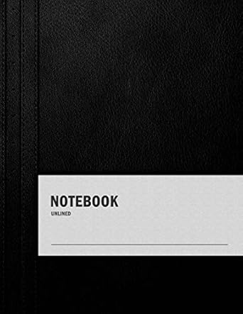 Buy Unlined Notebook: 100 pages Unruled Blank Notebook Book Online at ...