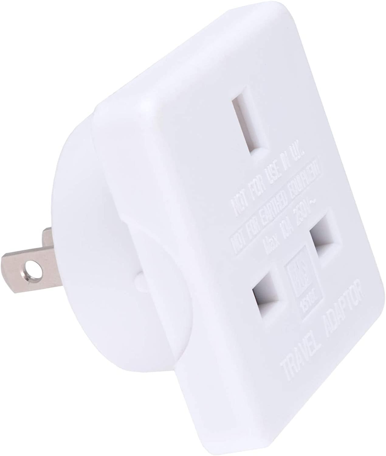 UK to US Adapter England American Socket 3 Pin to 13 Amp 2 Pin Plug ...