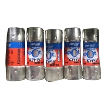 5 Pcs Fuse Smart Spot Fuse AJT12 12A 600V 27 * 51mm: Amazon.com: Tools ...