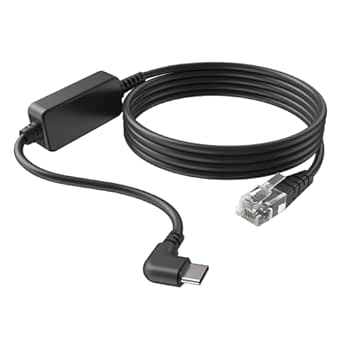 Amazon.com: Hodeoo for Uniden USB C to RJ11 Power Cord - for R8,R7,R4 ...