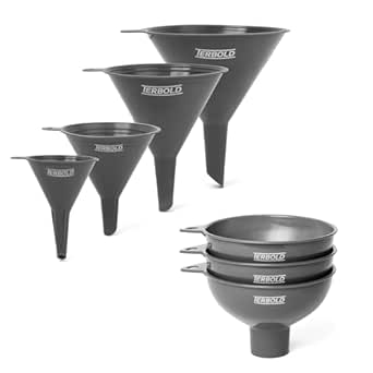 Amazon.com: Terbold 4pc Funnel Nesting Set and 3pc Wide Mouth Canning ...