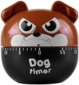 Amazon.com: Cute Dog Kitchen Timer Manual Mechanical Rotating Alarm 55 ...