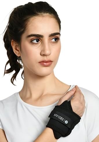 Buy ZEDAN Neoprene Blend Wrist Band Support For Men & Women with Thumb ...