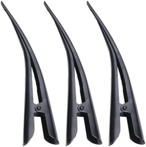 Amazon.com : Large Long Alligator Hair Clips for Styling Salon ...