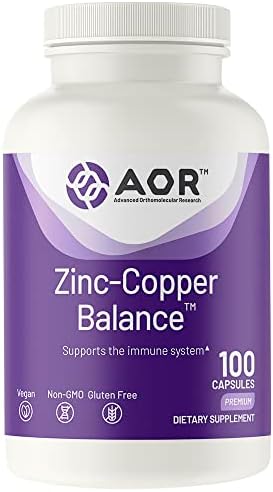 Amazon.com: AOR Zinc-Copper Balance (100 caps) : Health & Household