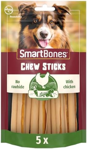 Smartbones 5 Chicken Sticks Rawhide Free Chew Dog Treats : Amazon.co.uk ...
