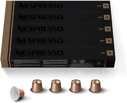 Nespresso Capsules OriginalLine, Cosi, Mild Roast Espresso Coffee, 50 ...