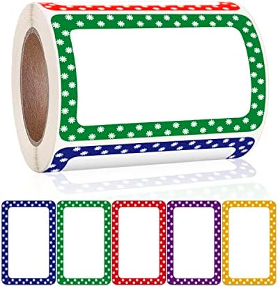Amazon.com : 300pcs Name Tag Stickers, 3"x 2" Identification Badges, 5 ...